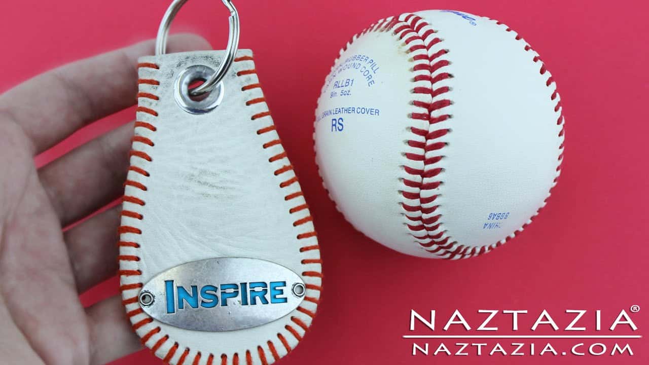 How to Make a Baseball Key Chain - Naztazia