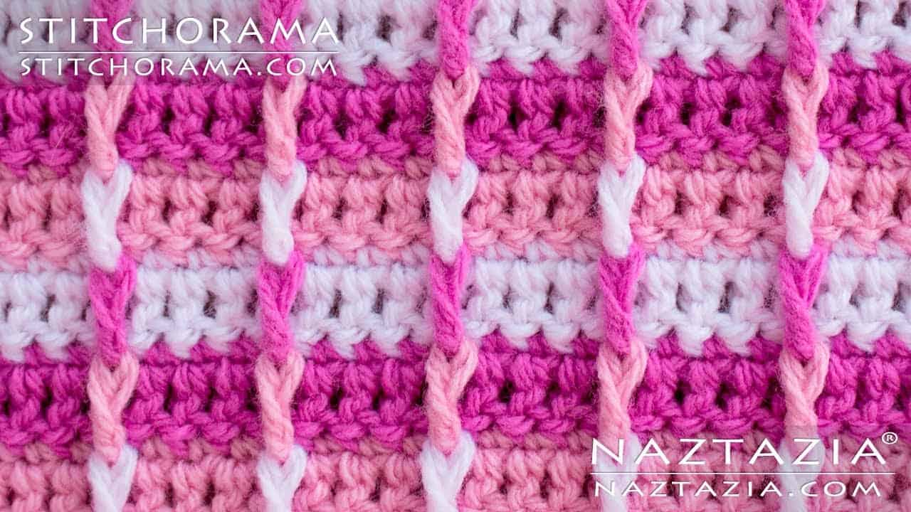 How to Crochet a Basic Front Post Stitch - Naztazia