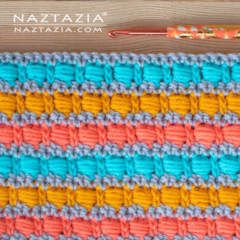 Bead Stitch Crochet Tutorial - Naztazia