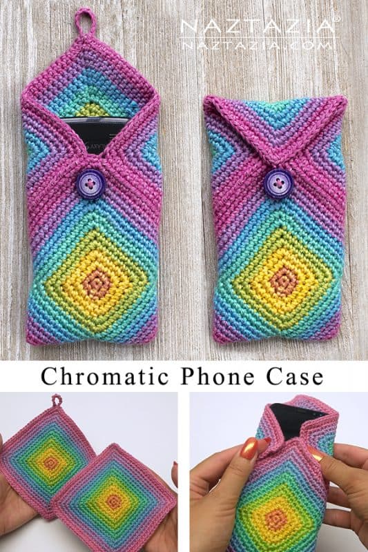 How to Crochet the Chromatic Phone Case - Naztazia