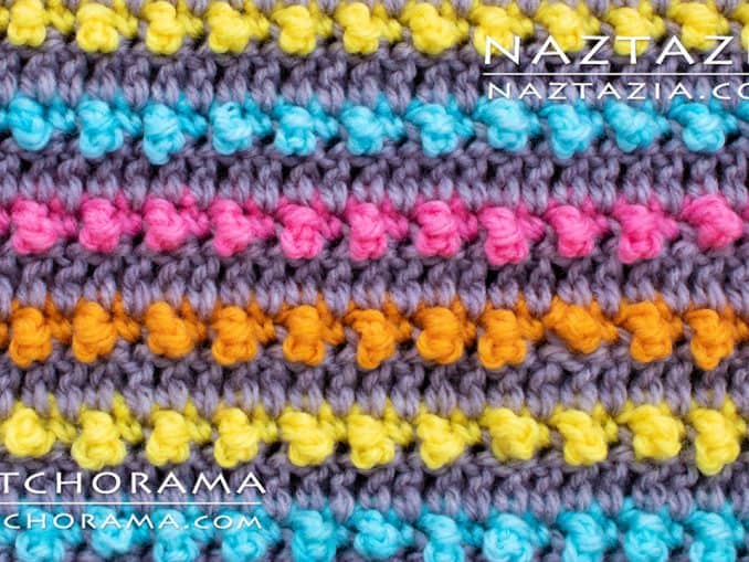 How to Crochet the Wave Stitch - Naztazia