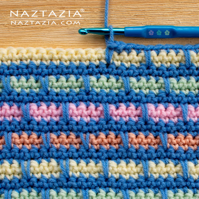 Crochet Brick Stitch - Naztazia