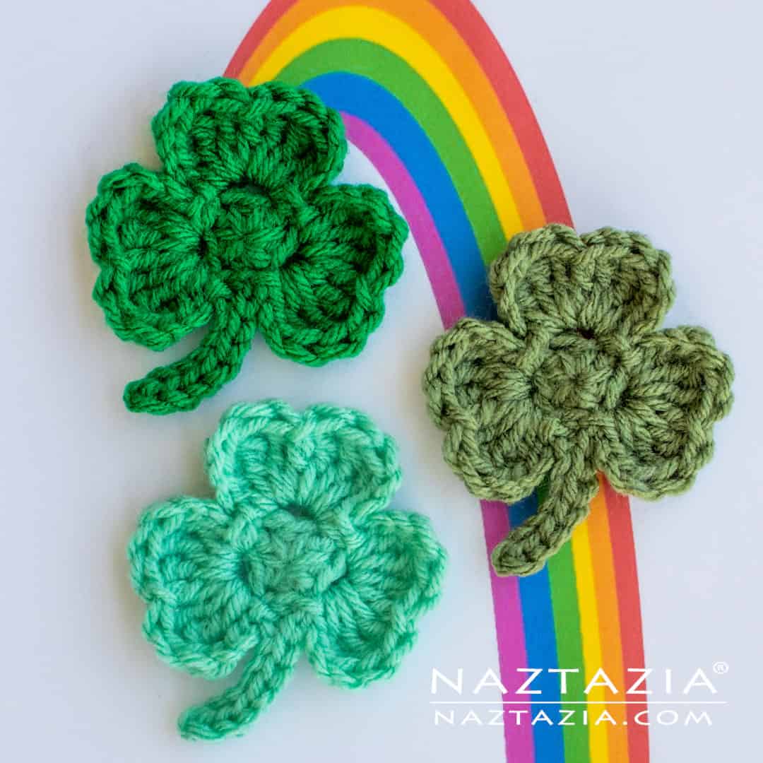 Crochet Clover Shamrock - Naztazia
