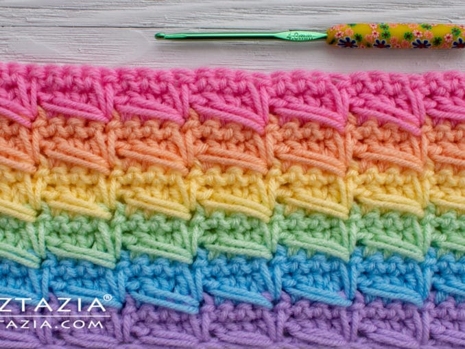 Wavy Shell Stitch Border Edging - Naztazia