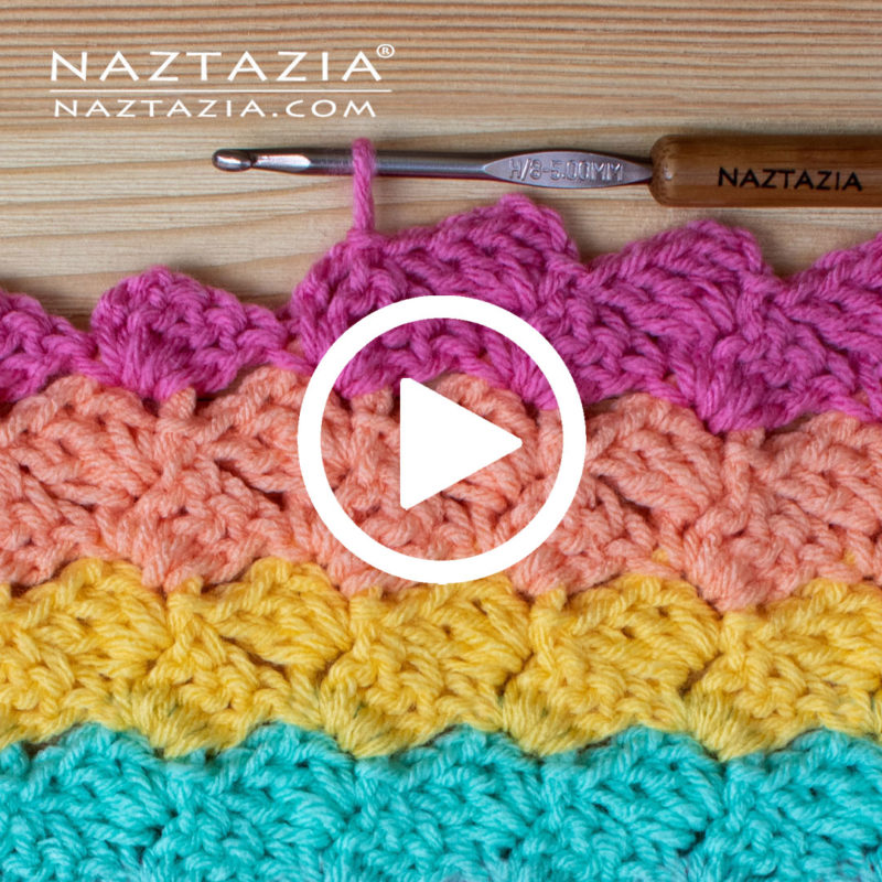 Crochet Crosshatch Stitch - Naztazia
