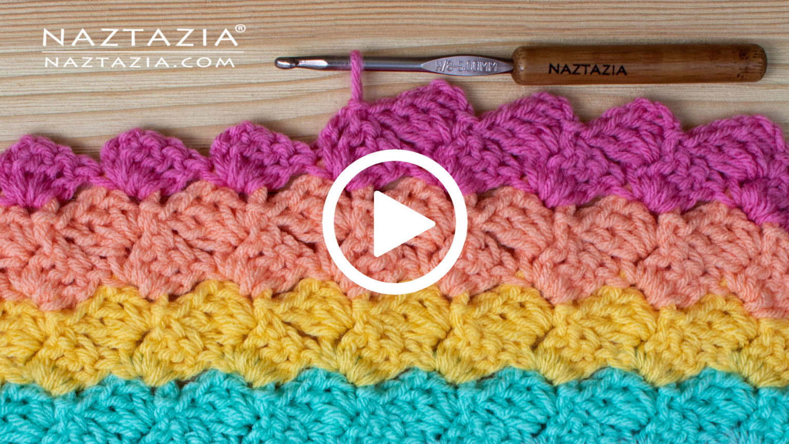 Crochet Crosshatch Stitch - Naztazia