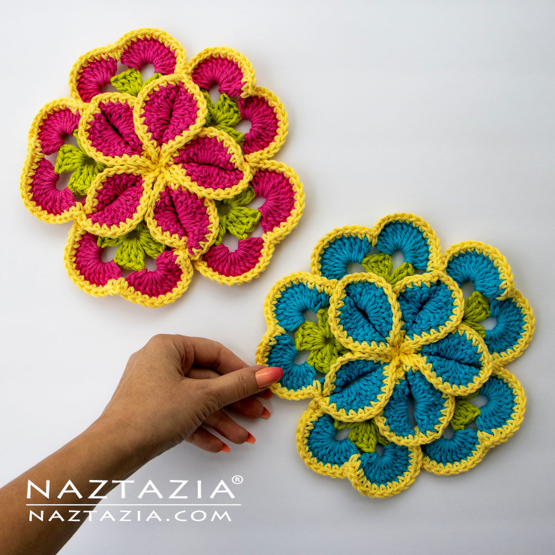 Crochet Flower Kitchen Pad - Naztazia