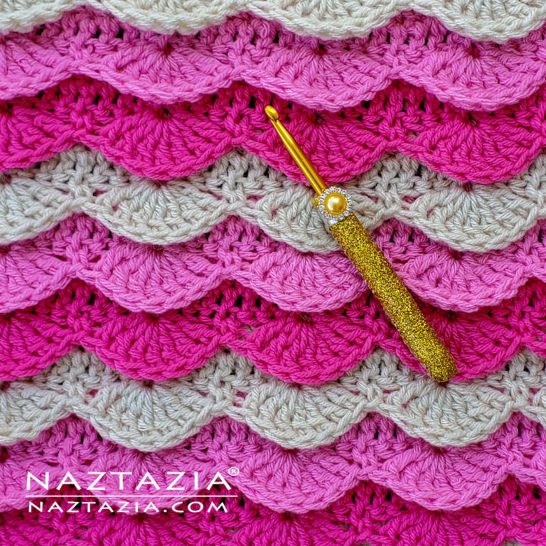 Crochet Layered Shell Stitch Pattern - Naztazia
