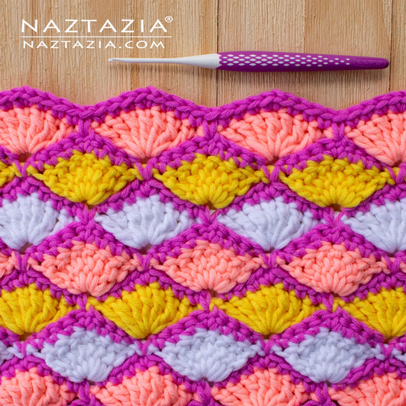 Crochet Shell Scales - Naztazia