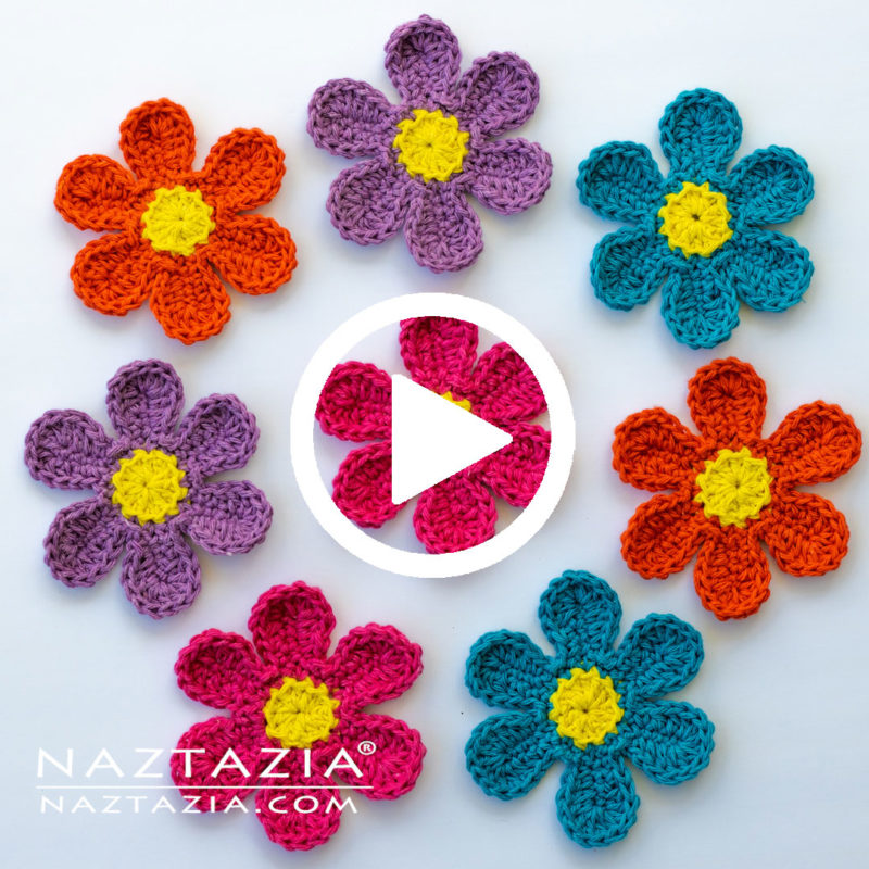 Crochet Flower Power Blossom - Naztazia