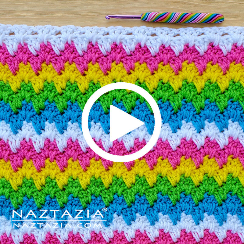 Crochet Mini Zigzag Stitch - Naztazia